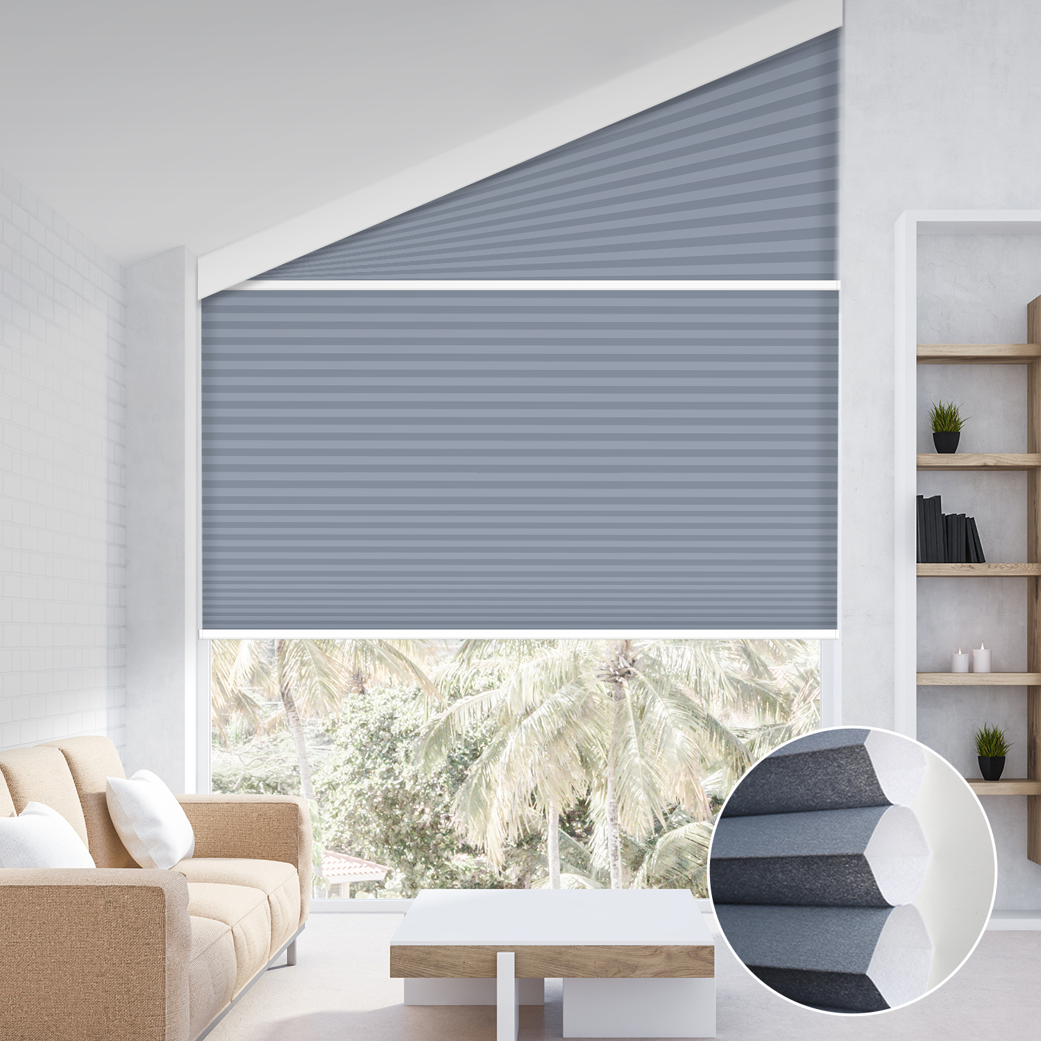 Cellular Shades For Trapezoid Windows Trapezoid Cellular Shades